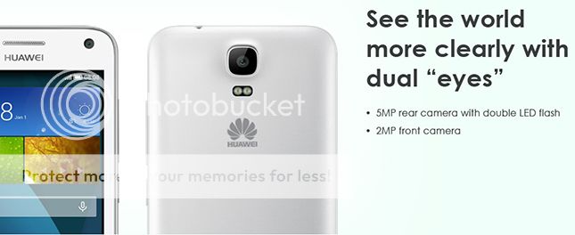 Huawei Ascend Y3c (Y336-U02) 4-inch Quad-core 1.2GHz/512MB/4GB/5MP ...